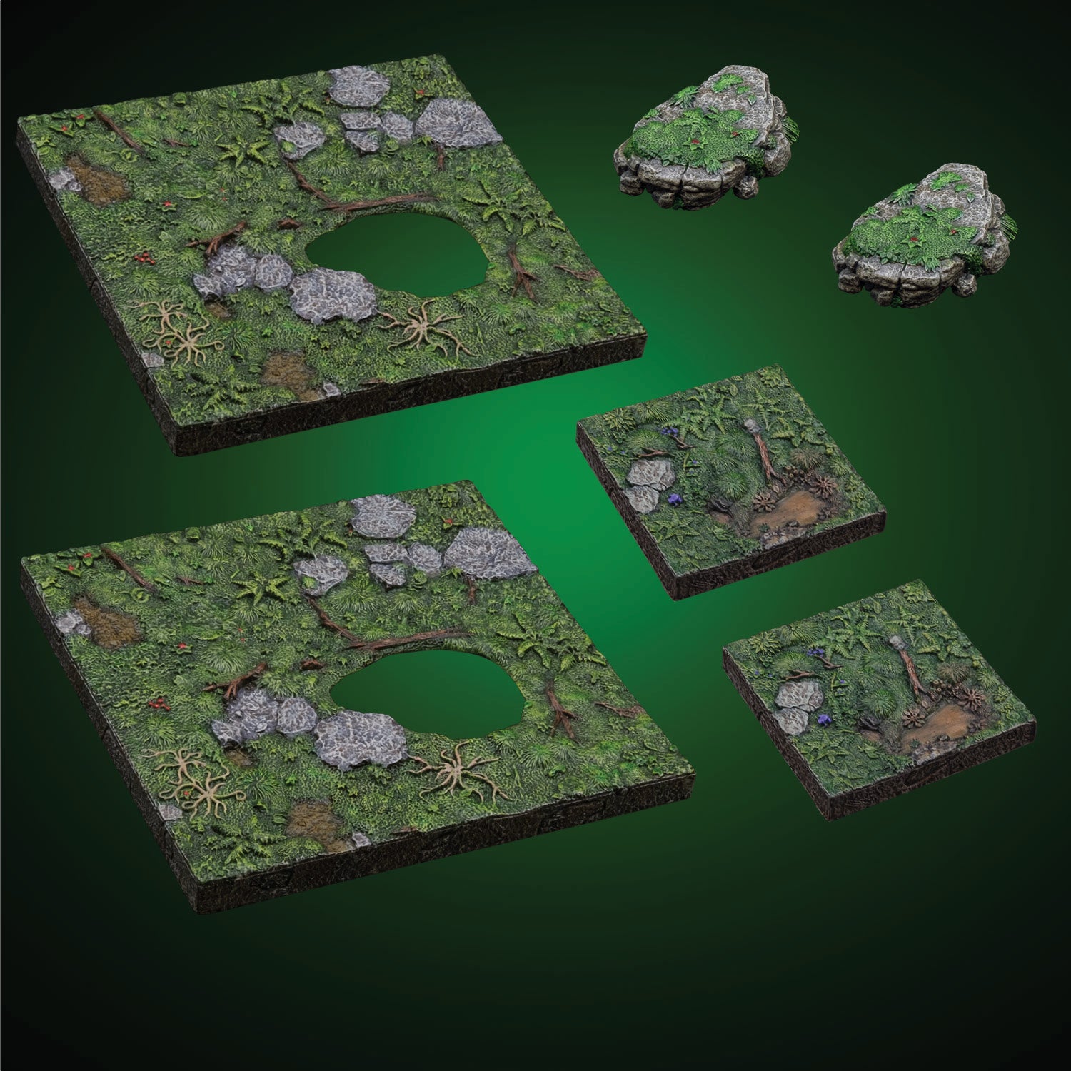 Forest Open Ground (Painted) – Dwarven Forge