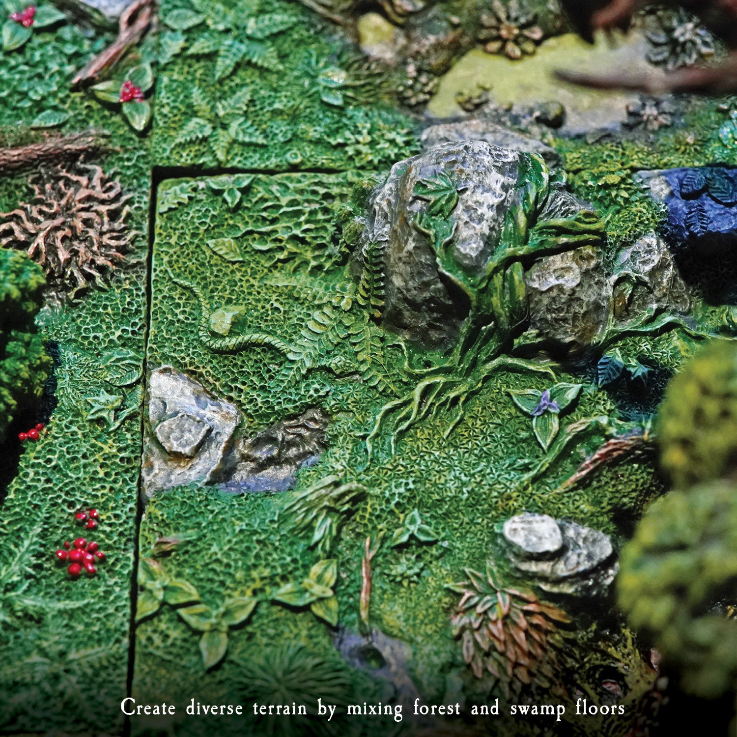 Forest Open Ground (Painted) – Dwarven Forge