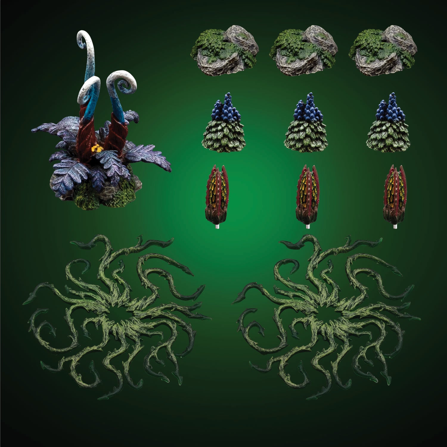 Faerie Plants (Painted) – Dwarven Forge
