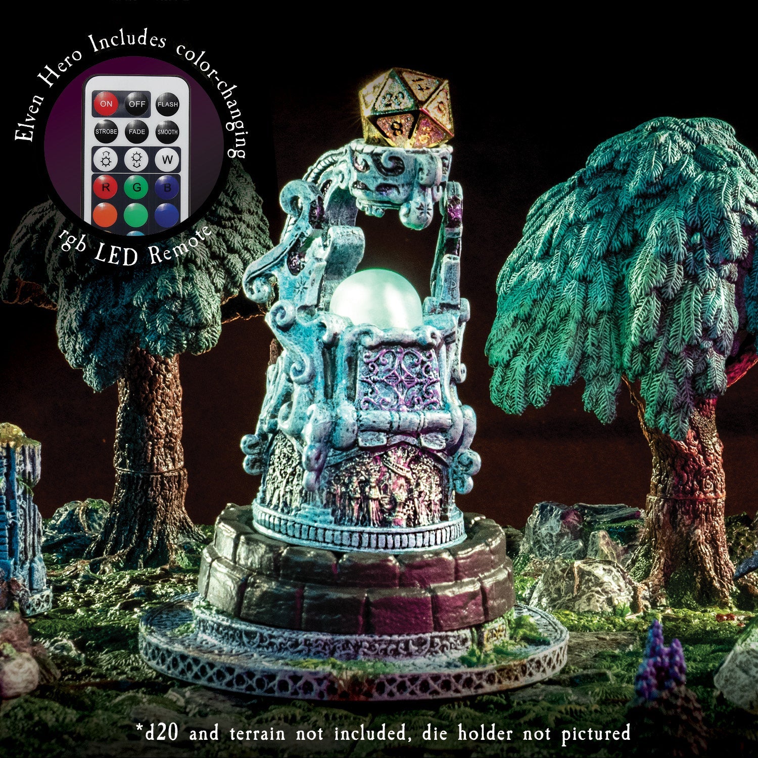 Elven Hero (RGB LED) - Mystic Crescent – Dwarven Forge