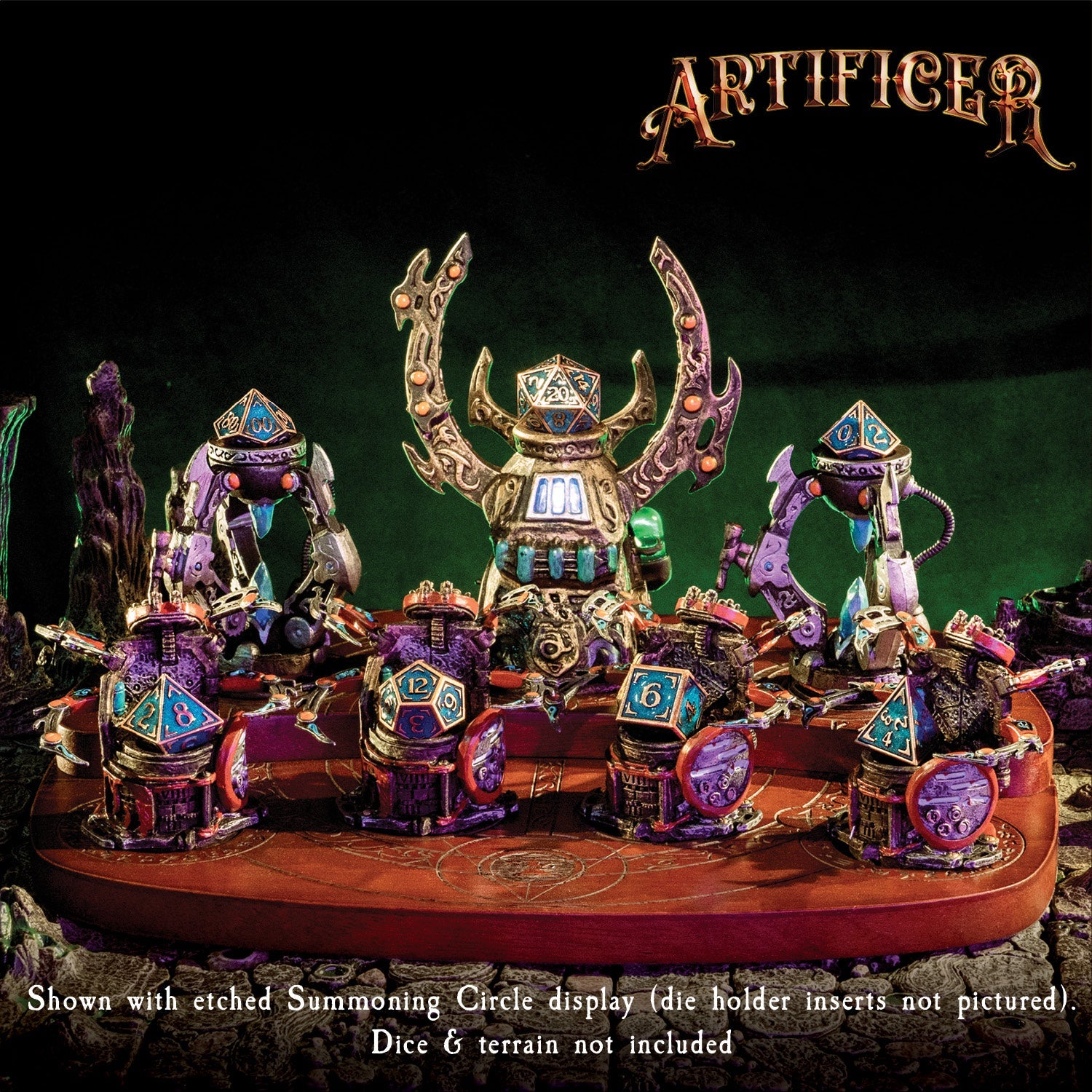 Artificer Reliquaries - Seven-die Display – Dwarven Forge