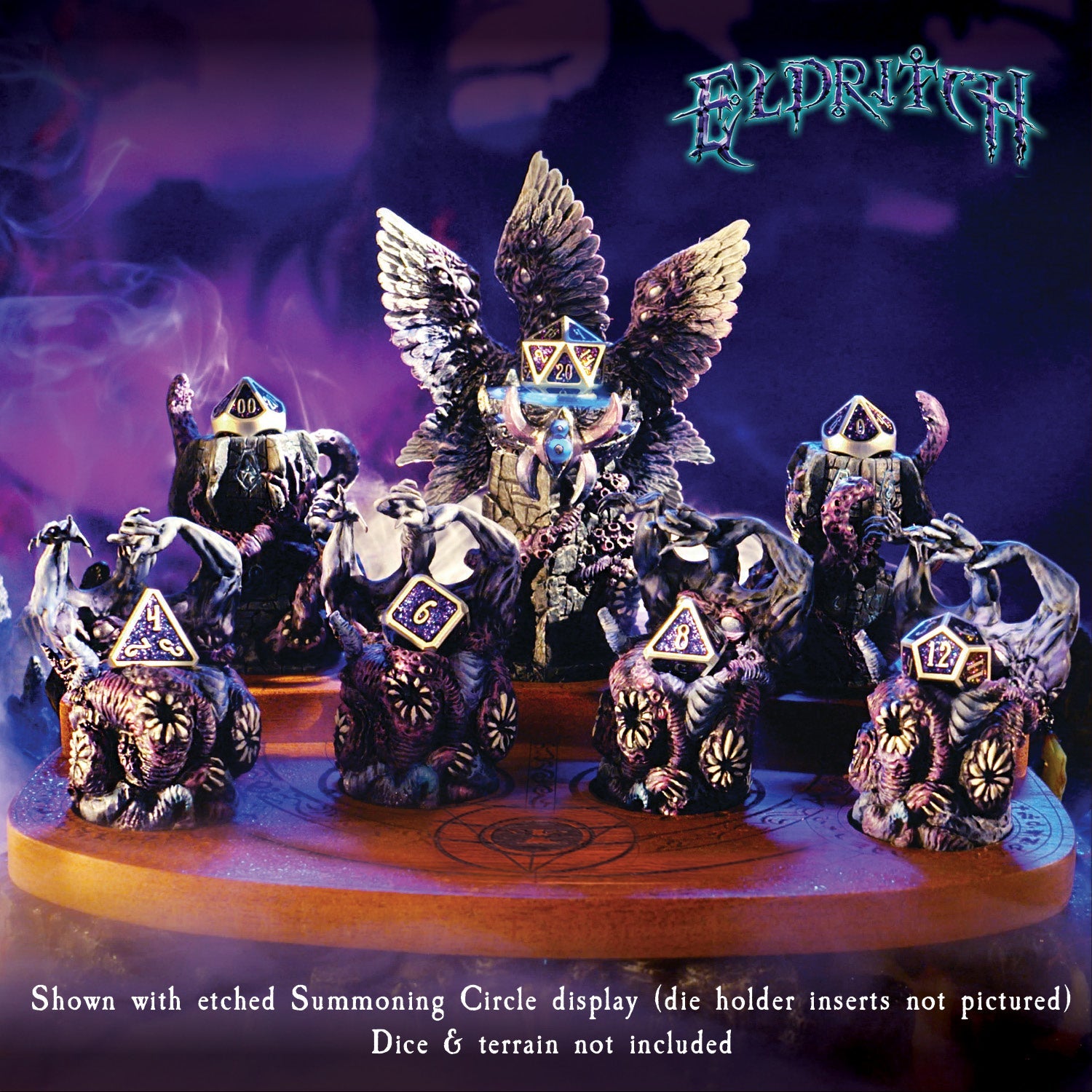 Eldritch Reliquaries - Seven-die Display – Dwarven Forge